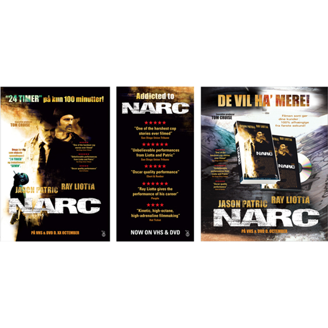 Narc – VHS/DVD-lancering